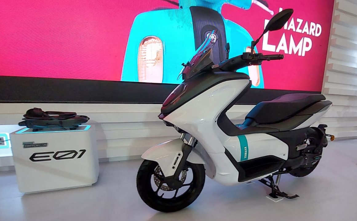 Yamaha EO1 di IIMS Hybrid 2022, Skuter Listrik Versi Nmax?