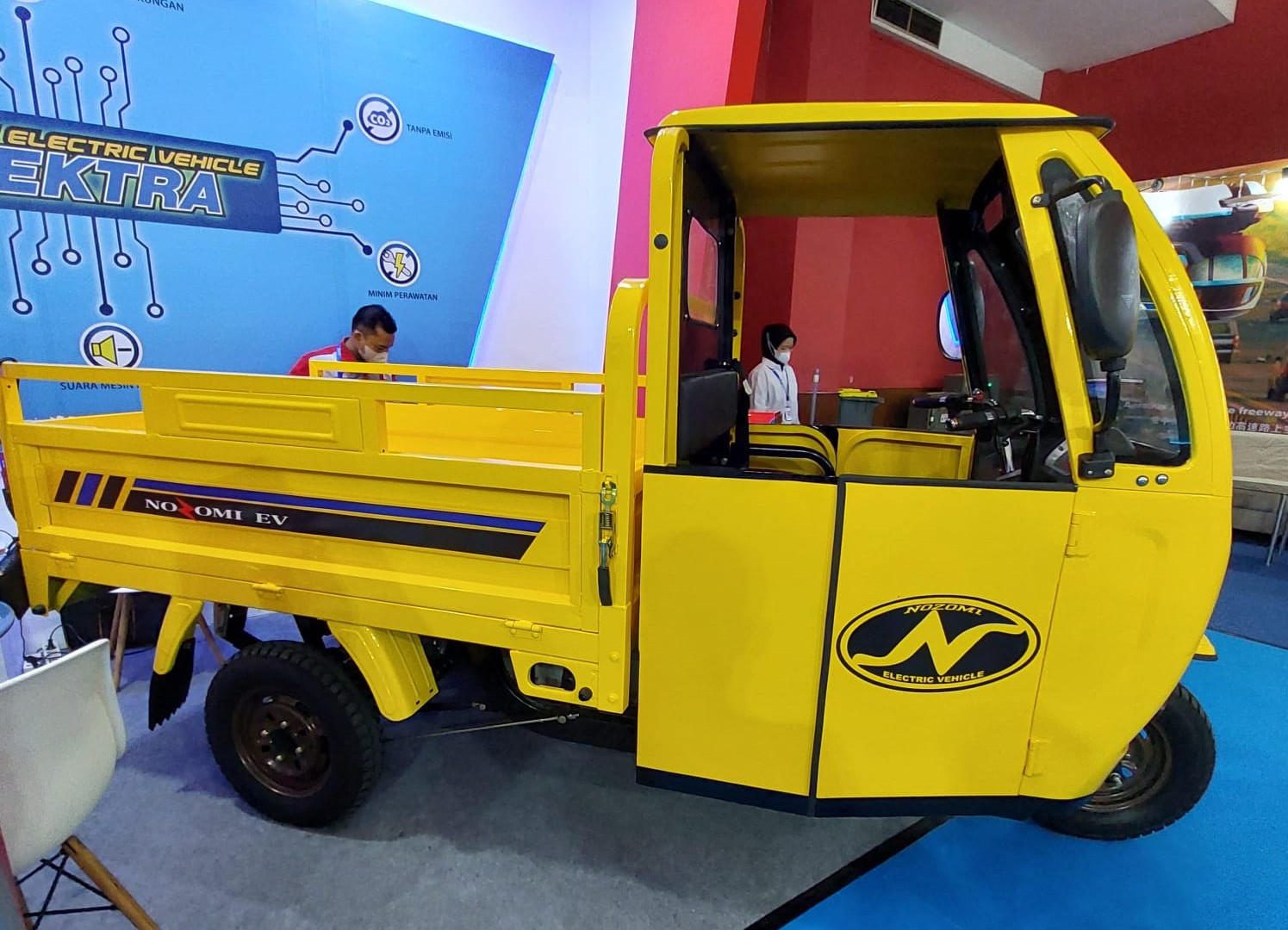 Nozomi Elektra, Motor Listrik Roda Tiga Cocok Untuk Usaha