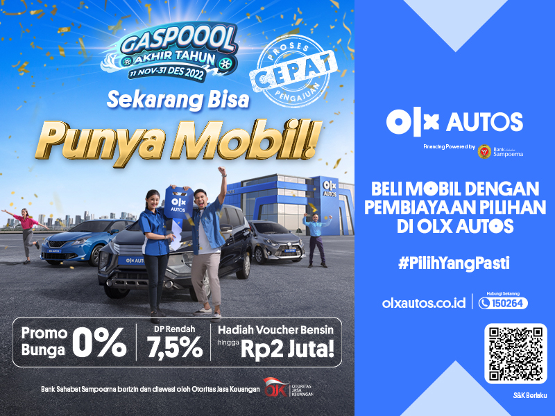 Paket Pembiayaan Mobil Bekas di OLX Autos Hingga Akhir Tahun