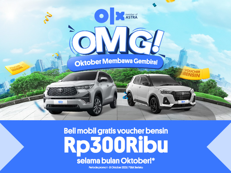 OMG! Oktober Membawa Gembira, Beli Mobil di OLX Dapat Voucher Bensin ...