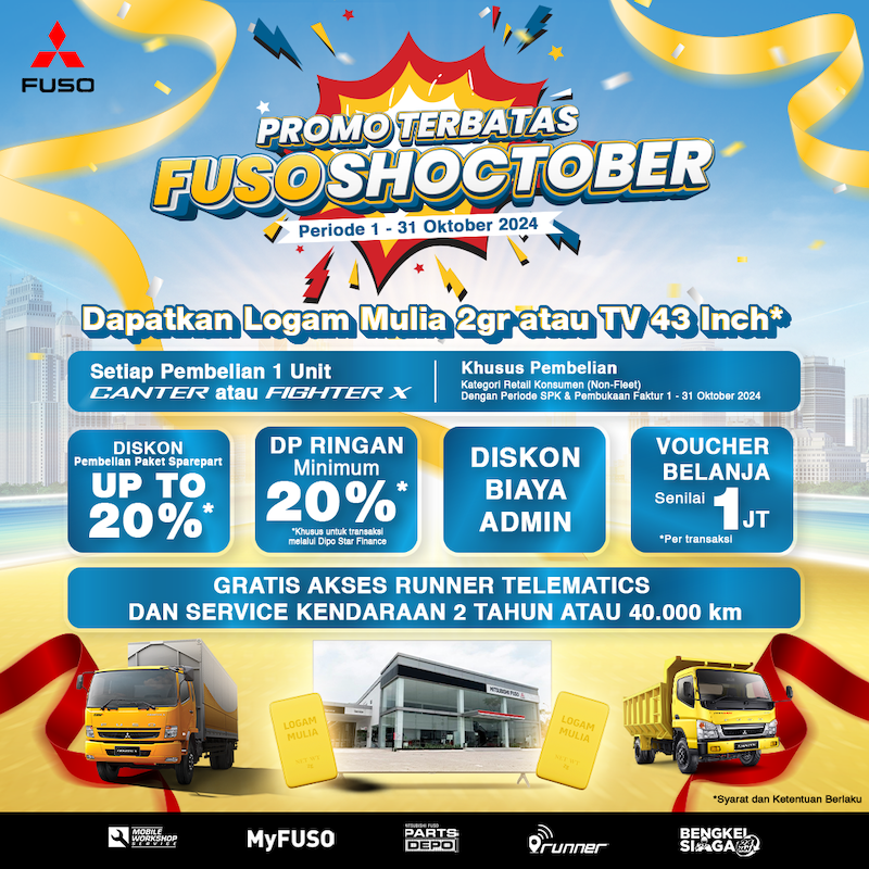 "Shocktober" Mitsubishi Fuso, Dukungan Penuh KTB untuk Bisnis Konsumen ...