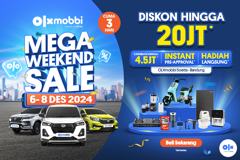 Cuma 3 Hari, Mega Weekend Sale OLXmobbi, Beli Mobil Bekas Murah Banget ...