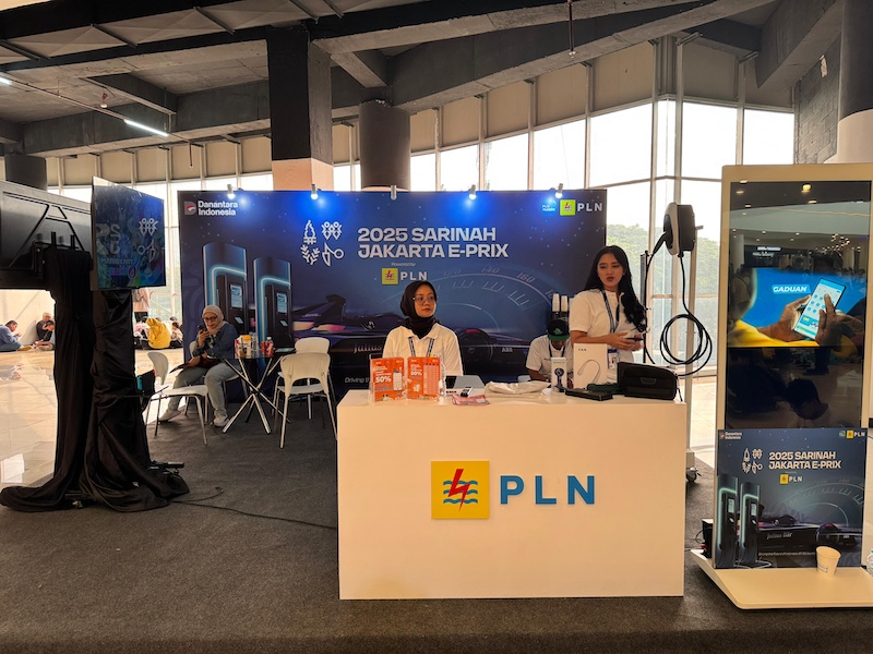 Booth PLN di Formula E 2025 Jakarta - OLX News