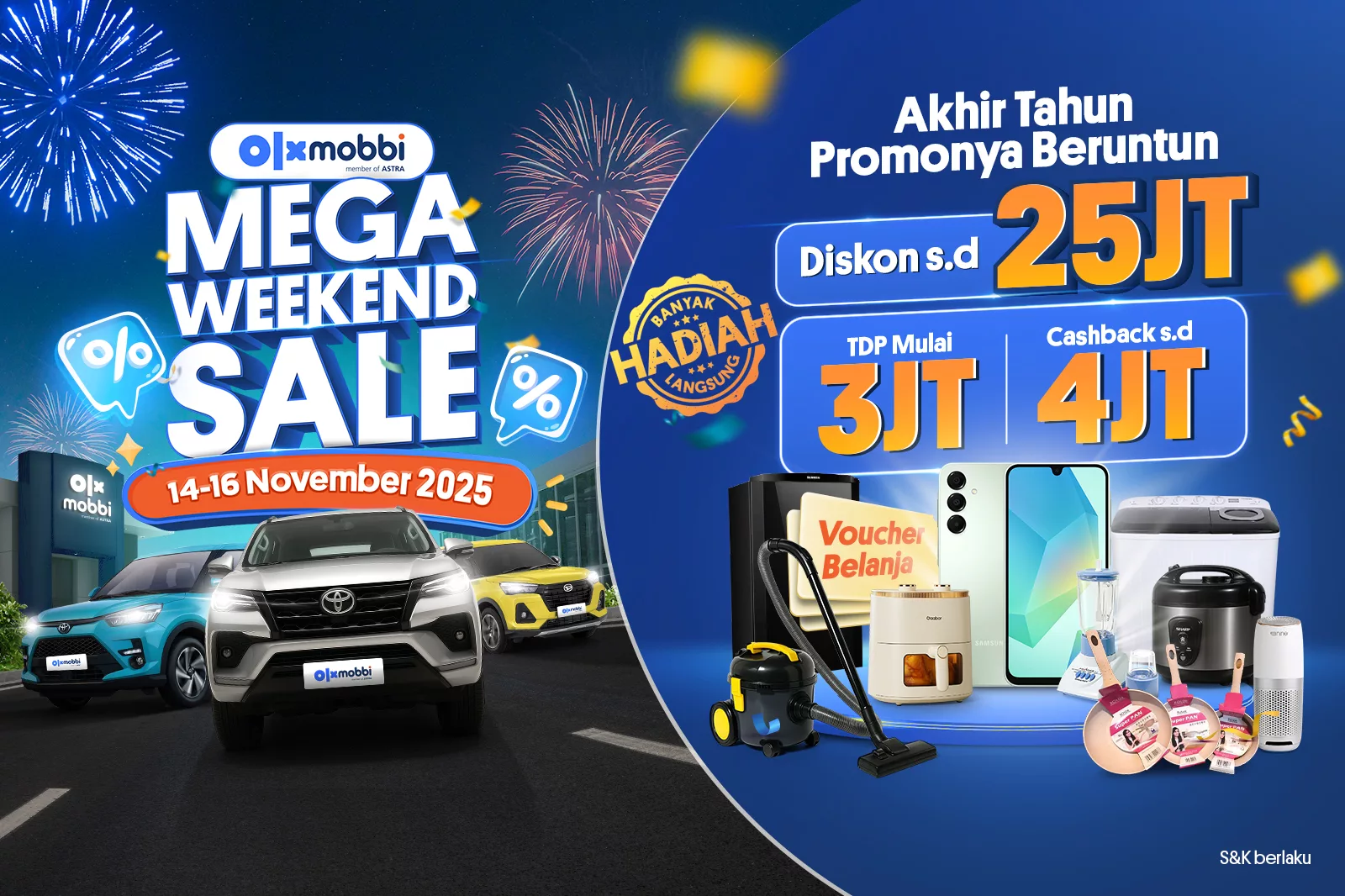Mega Weekend Sale OLXmobbi November 2025 - OLX News